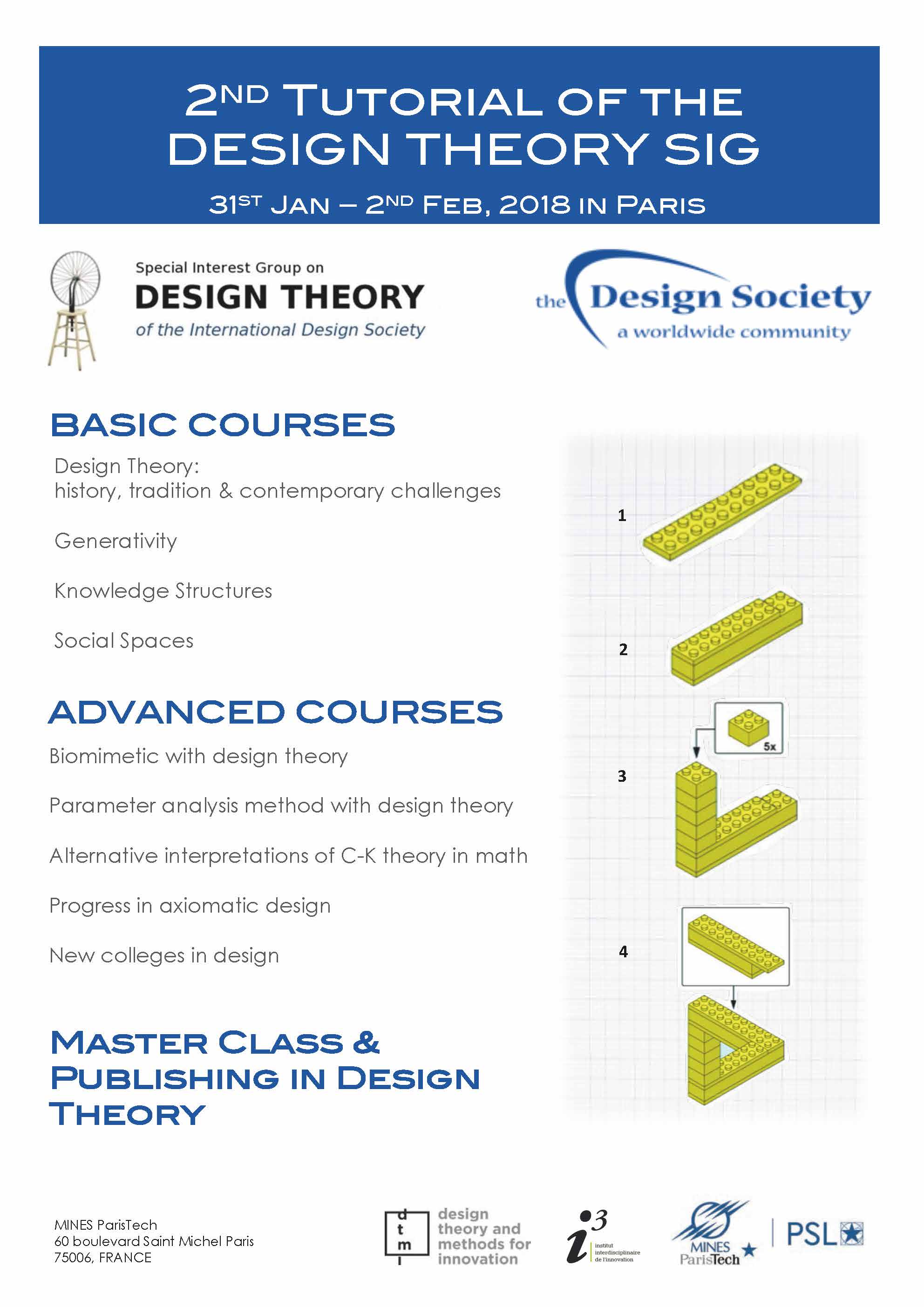2nd Tutorial of the Design Theory SIG - Chaire TMCI